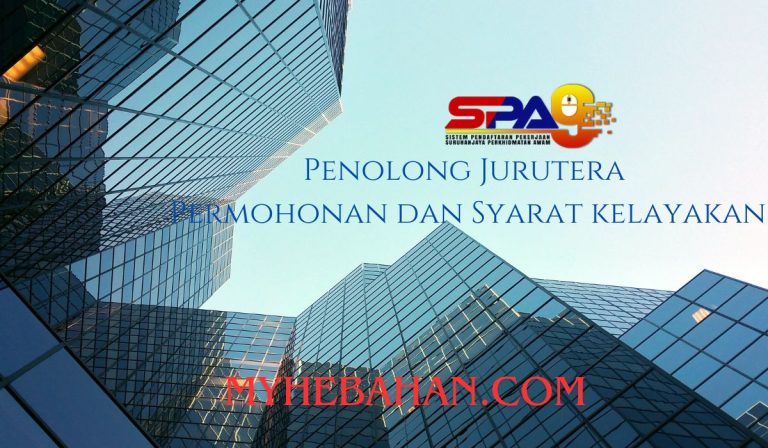 Penolong Jurutera : Permohonan dan Syarat kelayakan
